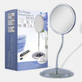Zadro Triple Gooseneck Makeup Mirror w/ Magnification & Wall Mountable