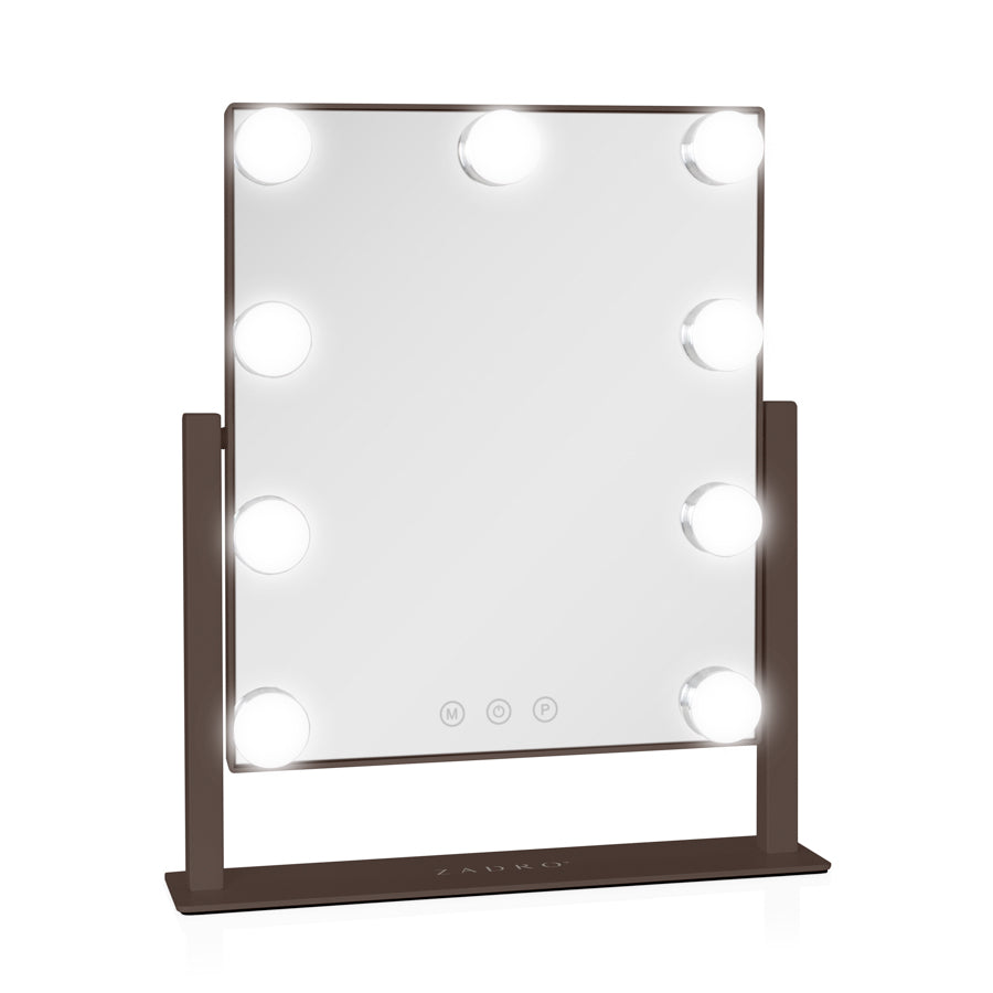 Zadro Vanity Makeup Mirror with LED Lights 12"x14" Dimmable 3 Light ...