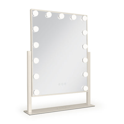Zadro Lighted Vanity Mirror 18"x21" 15 Bulbs, 3 Light Settings, 360 ...