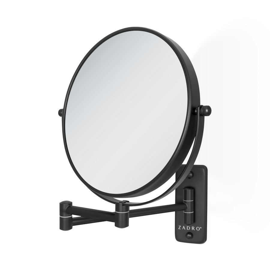 black makeup mirror